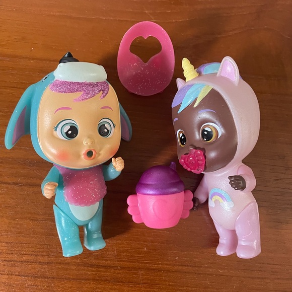 Toys | 2 Cry Babies Magic Tears Doll Dona Donkey And Jassy Unicorn ...